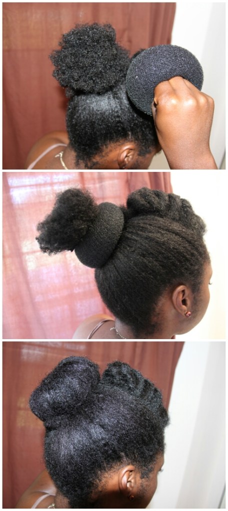 Protective Style Challenge: Week 15; Mukule Bun | ZedHair